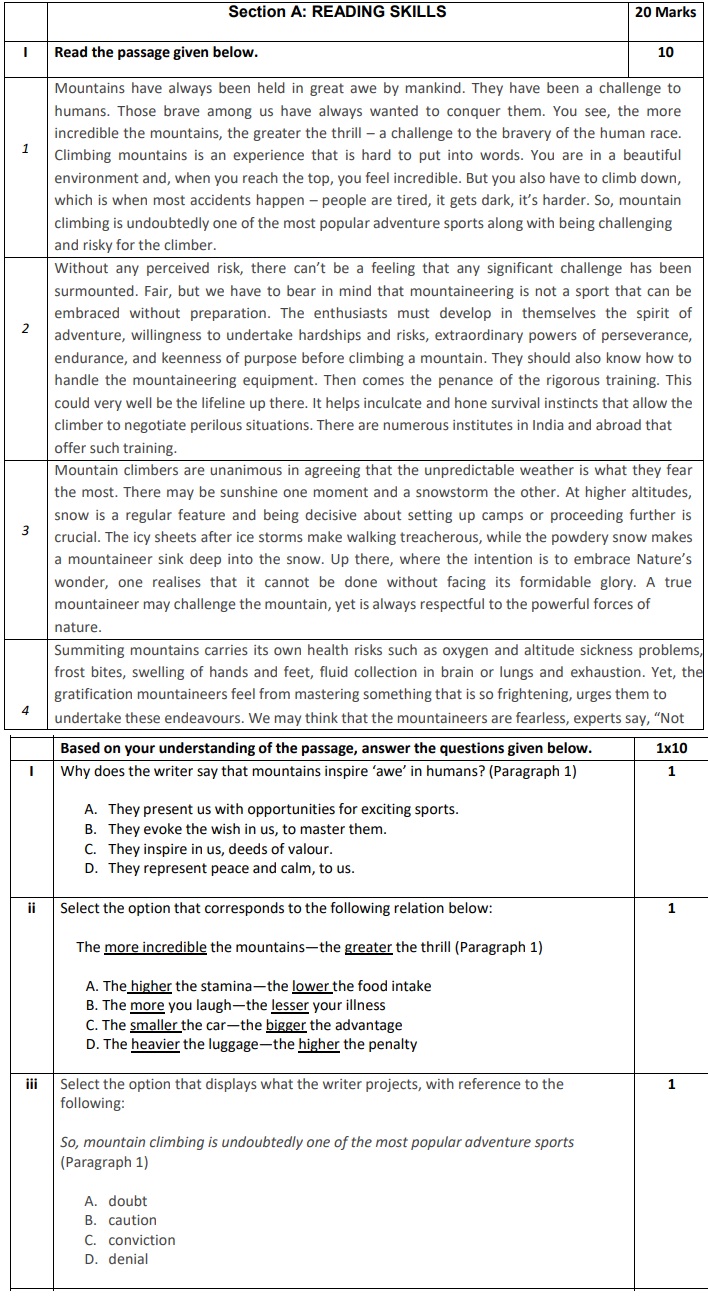 Download CBSE Class 10 Sample Paper And Marking Scheme 2022 23 Download CBSE Class 10 Sample Paper And Marking Scheme 2022 23