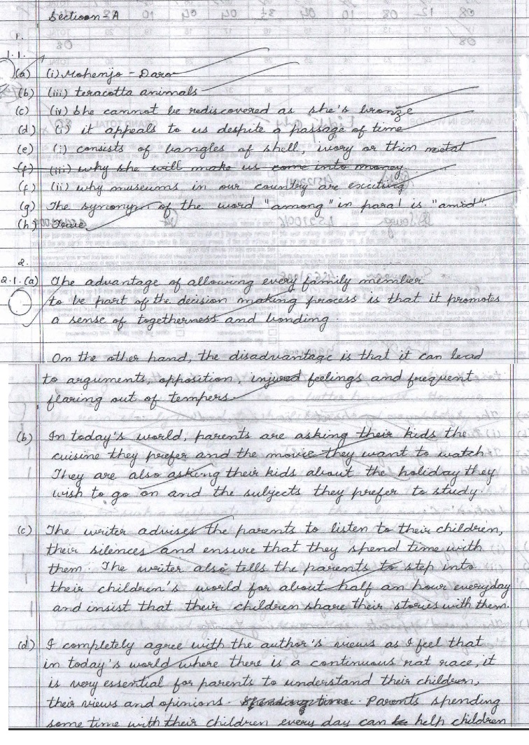 CBSE TOPPER MODEL ANSWERS 2020 CLASS 10 English Language CBSE TOPPER MODEL ANSWERS 2020 CLASS 10 English Language