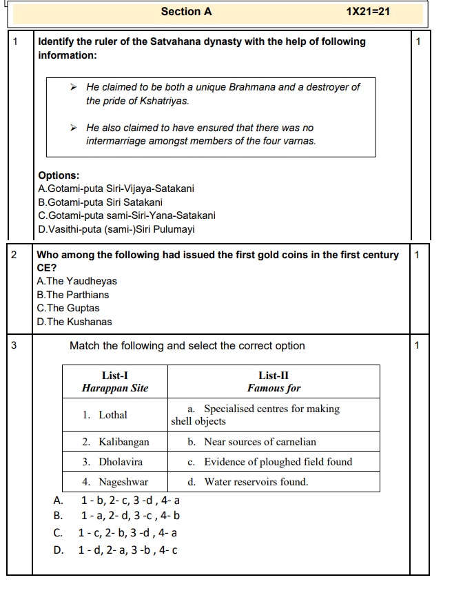  Download CBSE Class 12 Sample Paper 2022 23 History CBSE EXAM